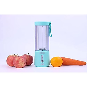 Mixerr Light Mint Portable Blender for Shakes and Smoothies, USB Rechargeable, More blends per charger, cordless blender On-the-Go 450 ml Juicer Cup for Sports, Travel and Outdoors (Light Mint)