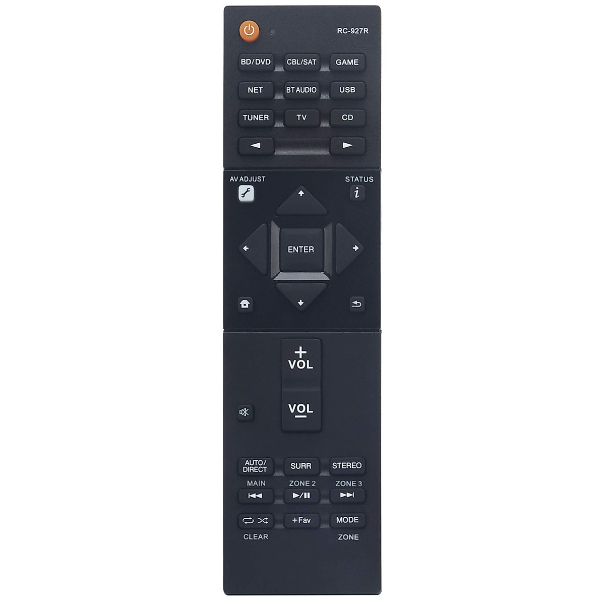 RC-927R Sub RC-914R Replacement Remote Fit for Pioneer AV Receiver SC-LX701 SC-LX801 SC-LX901 VSX-LX101 SC-LX501 SC-LX502 VSX-1131 VSX-831 VSX-LX301
