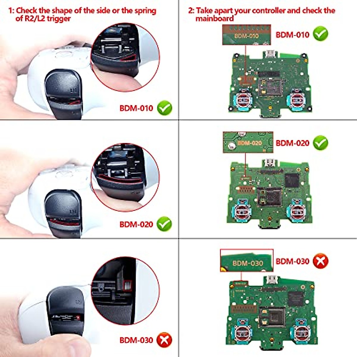 eXtremeRate Replacement D-pad R1 L1 R2 L2 Triggers Share Options Face Buttons, Metallic Rose Gold Full Set Buttons Compatible with ps5 Controller BDM-010 & BDM-020