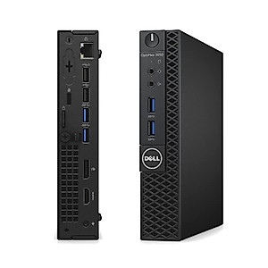 Dell OptiPlex 3050 Micro Desktop Computer, Intel Core i5-7500T Upto 3.3GHz 16GB RAM, 512GB SSD, AC Wi-Fi, Bluetooth, DisplayPort, HDMI - Windows 10 Pro (Renewed)