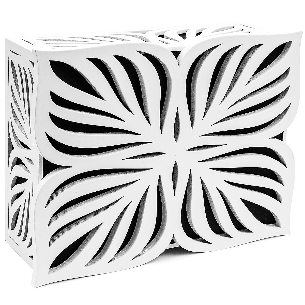 Kiavé Doorbell Chime Cover Only - Wood Doorbell Cover Box, Modern Tropical Design, Decorative Door Bell Chime Covers, Instantly Upgrade Your Home, Universal Fit, All Hardware Included, (Standard)…