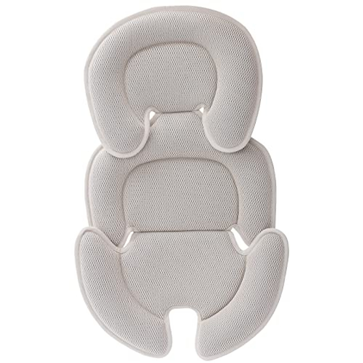 Innokids Head and Body Support Pillow Infant Car Seat Insert for Newborn to Toddler Stroller Cushion for Baby Shower Gifts (Gray)