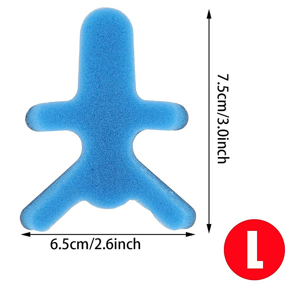 1 PC Toad Finger Splint Aluminium Sponge Finger Knuckle Immobilizer Adajuatable Finger Guards for Pain Relief Sport Injuries (L)