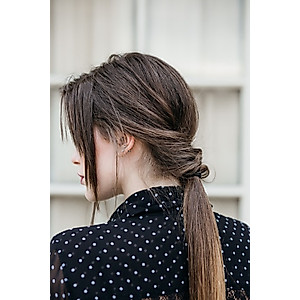 Revlon Extra Thick Black Hair Elastics, 15 Count