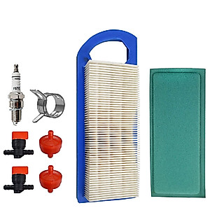 TINVHY Lt1000 Air Filter Tune Up Kit with Fuel Filter Spark Plug Replacement for Intek 15-18.5 HP for 795115 697014 697153 for M147489 M149171 GY20573