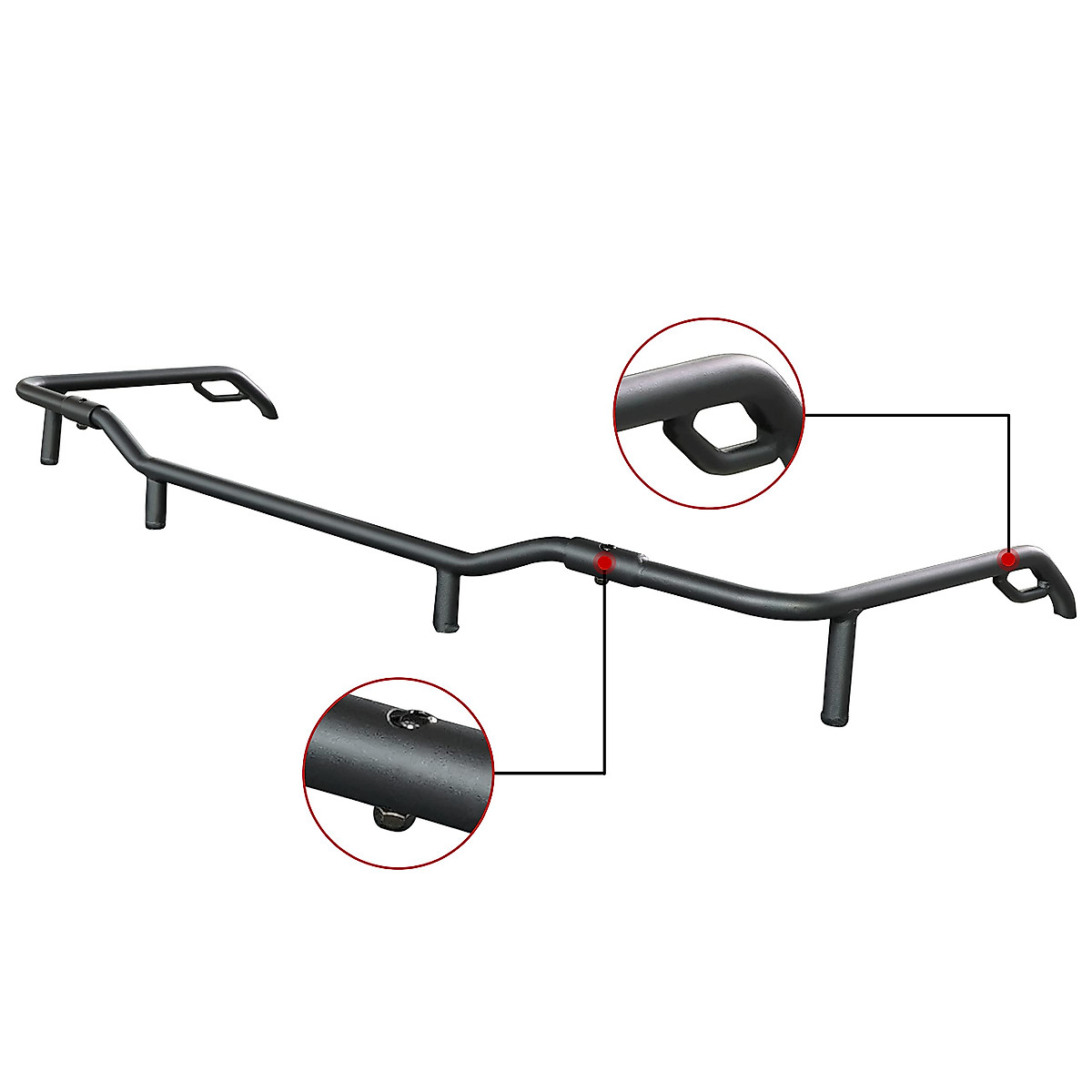 LDETXY Rear Rack Extender for Polaris Sportsman 570 450, Rear Steel Heavy Duty Rack Extender for Polaris Sportsman 570 450 H.O. 2014-2020 Accessories (Replace #2879717)