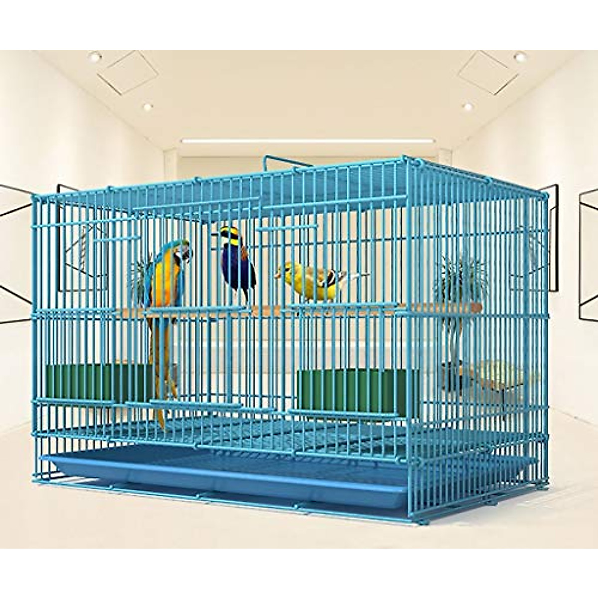 Tyoo Bird Cage Pet Supplies Suitable for Small Birds Used As a Nest for Homing Pigeons Suitable for Most Bird Cages Assembled and Cleaned (Size : 352526cm/13.78" 9.84" 10.24")