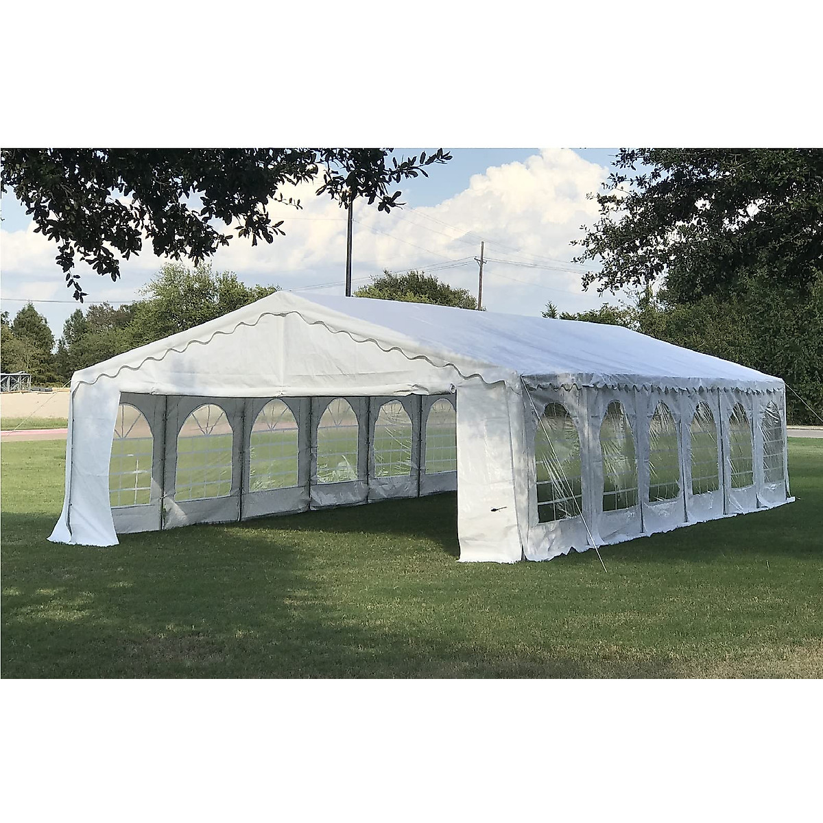 DELTA 40'x20' Budget PVC Party Tent, Tents for Parties, Large Outdoor Event Wedding Tent Canopy,Carpas para Fiestas with Waterproof Top