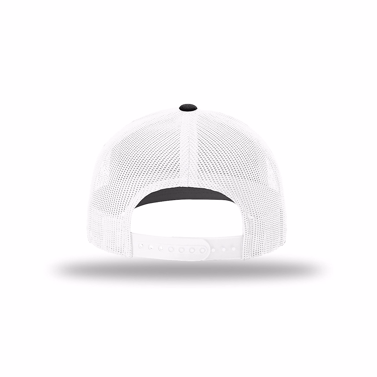 B Wear Sportswear American Flag and Deer Skull Hunting Embroidered Men's Snapback Trucker Cap Hat Black/White