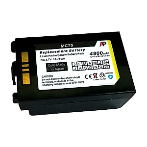 Artisan Power Replacement Battery for Motorola/Symbol MC75 & MC70 Series | 4800 mAh | 3.7 Volt | Lithium Ion Rechargeable Battery | 26% Higher Than OEM Battery | Made in Japan Cells
