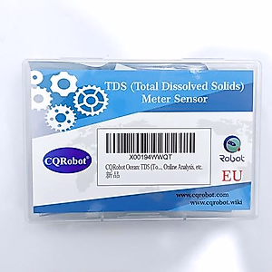 CQRobot TDS (Total Dissolved Solids) Meter Sensor Compatible with Raspberry Pi/Arduino Board. for Liquid Quality Analysis Teaching, Scientific Research, Laboratory, Online Analysis, etc.