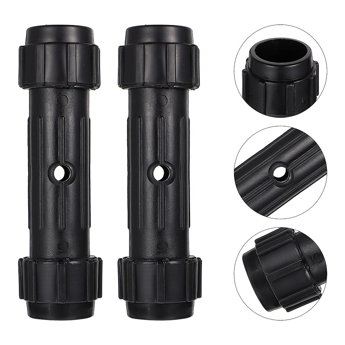 BESPORTBLE 2pcs Paddle Connector Screw Joint Tool Kayak Paddle Joint Paddles Joint Boat Plastic Paddles Joint Boat Paddle Connection Pipe Paddle Joint Connector Paddle Joints