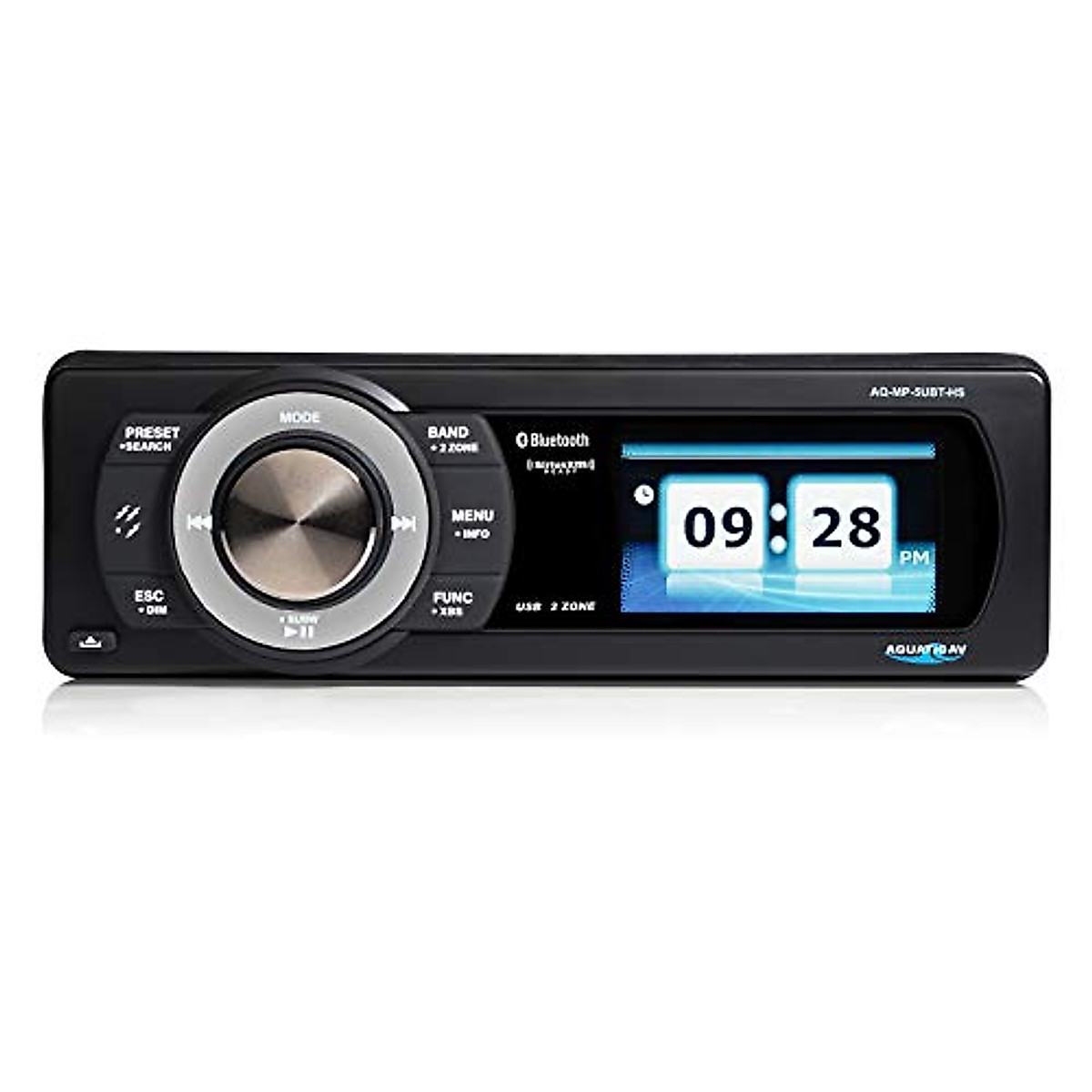 Aquatic AV AQ-MP-5UBT-HS Factory Harley Davidson Replacement AM/FM Radio Satellite Radio Ready