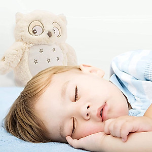 Linzy Toys, 12" SOFT DREAMS OWL W/LULLABY & NIGHT LIGHT,Polyester