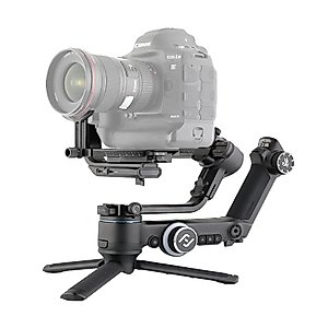 FeiyuTech AK2000C Gimbal Handheld Stabilizer for DSLR Camera Canon 60/70/80D RP,Sony A7C a63/4/5/600,P-anasonicGH4/5 Fujifilm Nikon,Optional GripBar,WiFi/Cable Control OLEDScreen,Official-Authorized