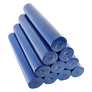 Sunshine Yoga 10-Pack Deluxe Studio 6mm Extra Thick Yoga Mat, 74" x 24" Extra Long Exercise Mat, Non Slip, Anti-Tear Fitness Mat, Yoga Mats for Schools, Studios, or Gyms, Dark Blue