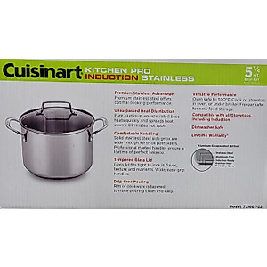 Cuisinart Soup Pot, 5 3/4 Quart, Stainless Steel, 731665-22