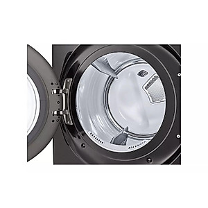 LG DLEX6700B 27 Inch Smart Electric Dryer with 7.4 Cu. Ft. Capacity, 23 Dryer Cycles, Wrinkle Care, TurboSteam, Dial-A Cycle™ Knob, FlowSense Indicator, AI Fabric Sensor