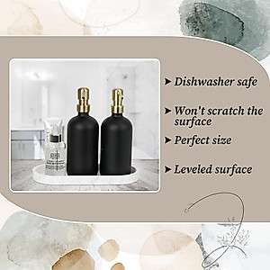 Akinko. Oval Silicone 9.8'' Bathroom Vanity Tray - Kitchen Sink Countertop Organizer - Soap and Candle Tray Decorative Organization - Toilet Tank Tray - Glasses Key and Rings Decorative Tray