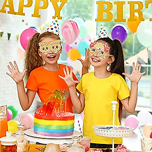 Spiareal 24 Pcs Groovy Retro Hippie Boho Paper Glasses Groovy Party Decorations Groovy Hippie Glasses Funky Sunglasses Hippie Party Paper Eyeglasses for Birthday Baby Shower Retro Party Decorations