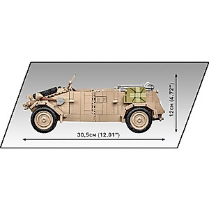 COBI Historical Collection WWII Kübelwagen (PKW Type 82) Tank - Executive Edition
