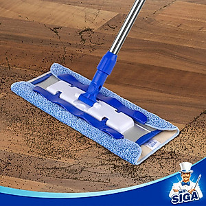 MR.SIGA Professional Microfiber Mop Refills, Pack of 3, Size: 42cm X 23cm