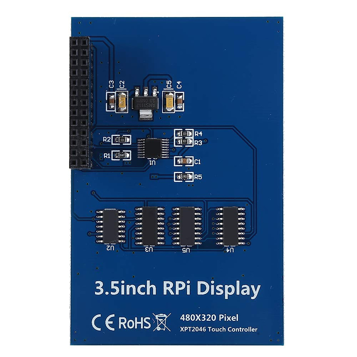 fosa1 3.5 inch RPi Display, resistive Touch Monitor, , Monitor Display with Touch Pen, LCD Touch Panel, optoelectrical displays, Consumer Electronics for 3B