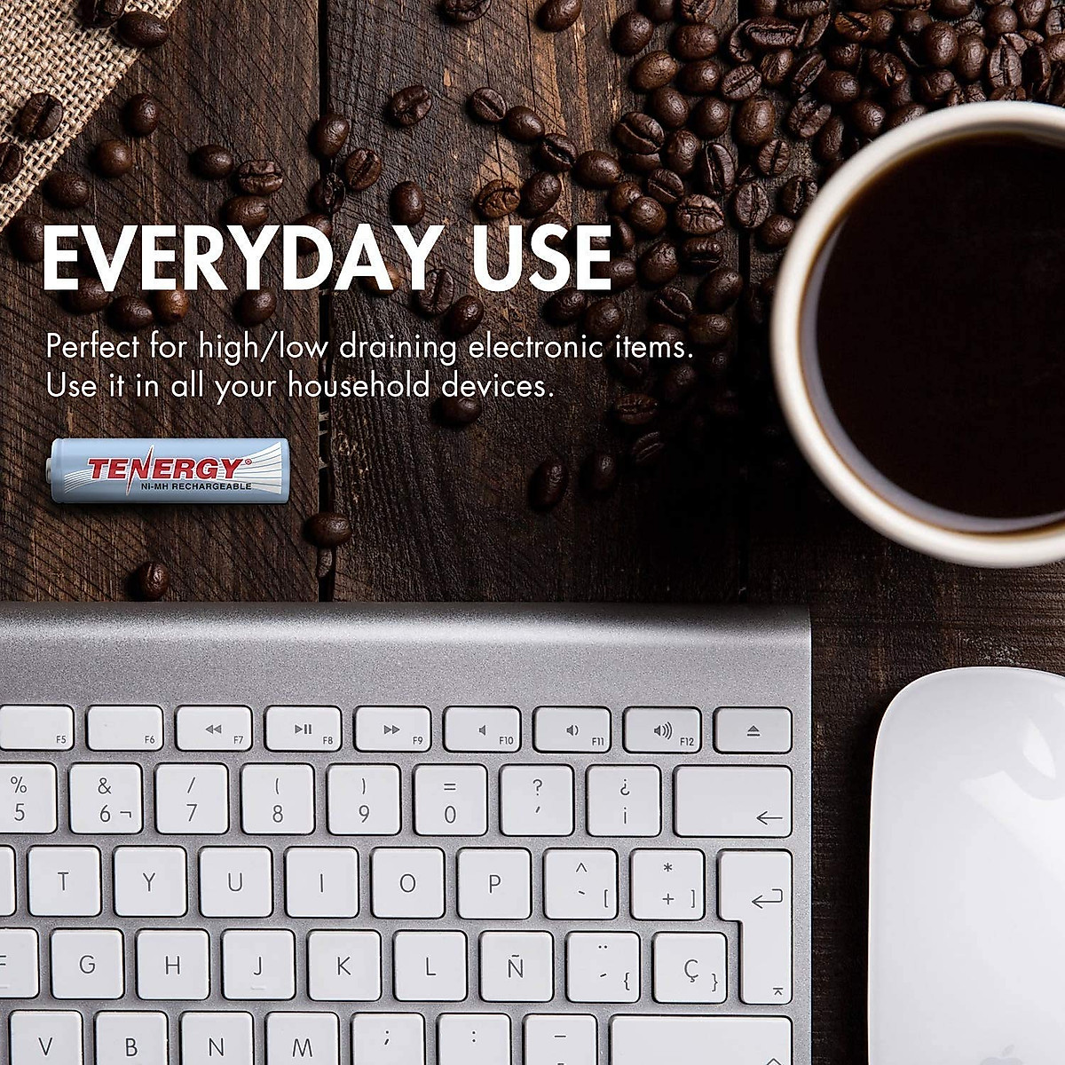 Tenergy 68 Pack Rechargeable Batteries with Charger, 24xAA 24xAAA 8xC 8xD Rechargeable Batteries with Charger, Ideal for Everyday Household Electronics…