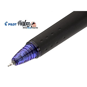 Pilot FriXion Point Clicker 0.5mm, Erasable Gel Needle tip Pens, Extra Fine Point, 6 pack (Navy Blue)