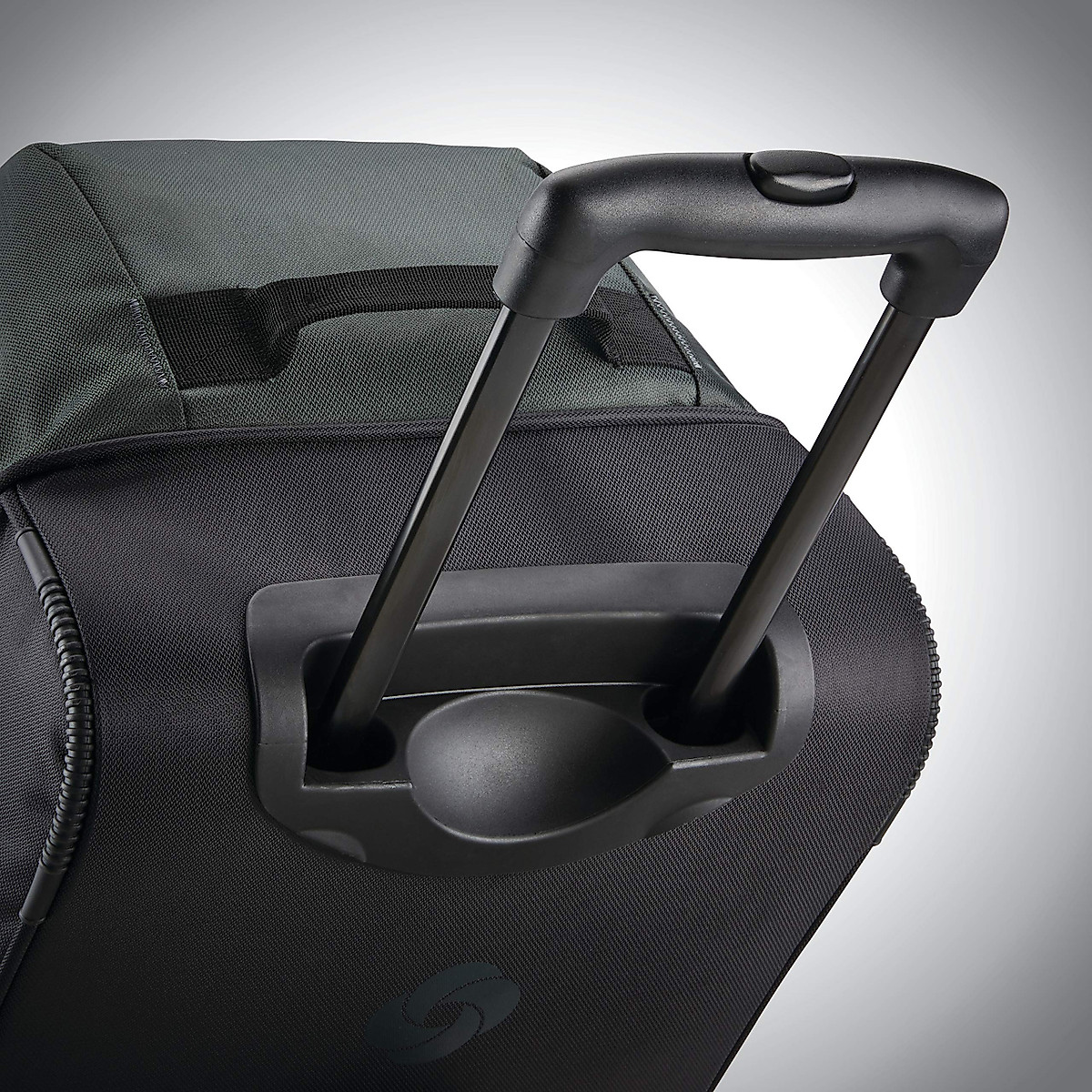 Samsonite Andante 2 Wheeled Duffel Bag – 22-Inch Durable Rolling Luggage with Inline Skate Wheels, Push-Button Handle & Spacious Compartments – Travel-Friendly and Lightweight - Moss Green/Black