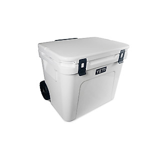 MightySkins Skin Compatible with Yeti Roadie 60 Wheeled Cooler - Solid White | Protective, Durable, and Unique Vinyl Decal wrap Cover | Easy to Apply, Remove, and Change Styles | Made in The USA