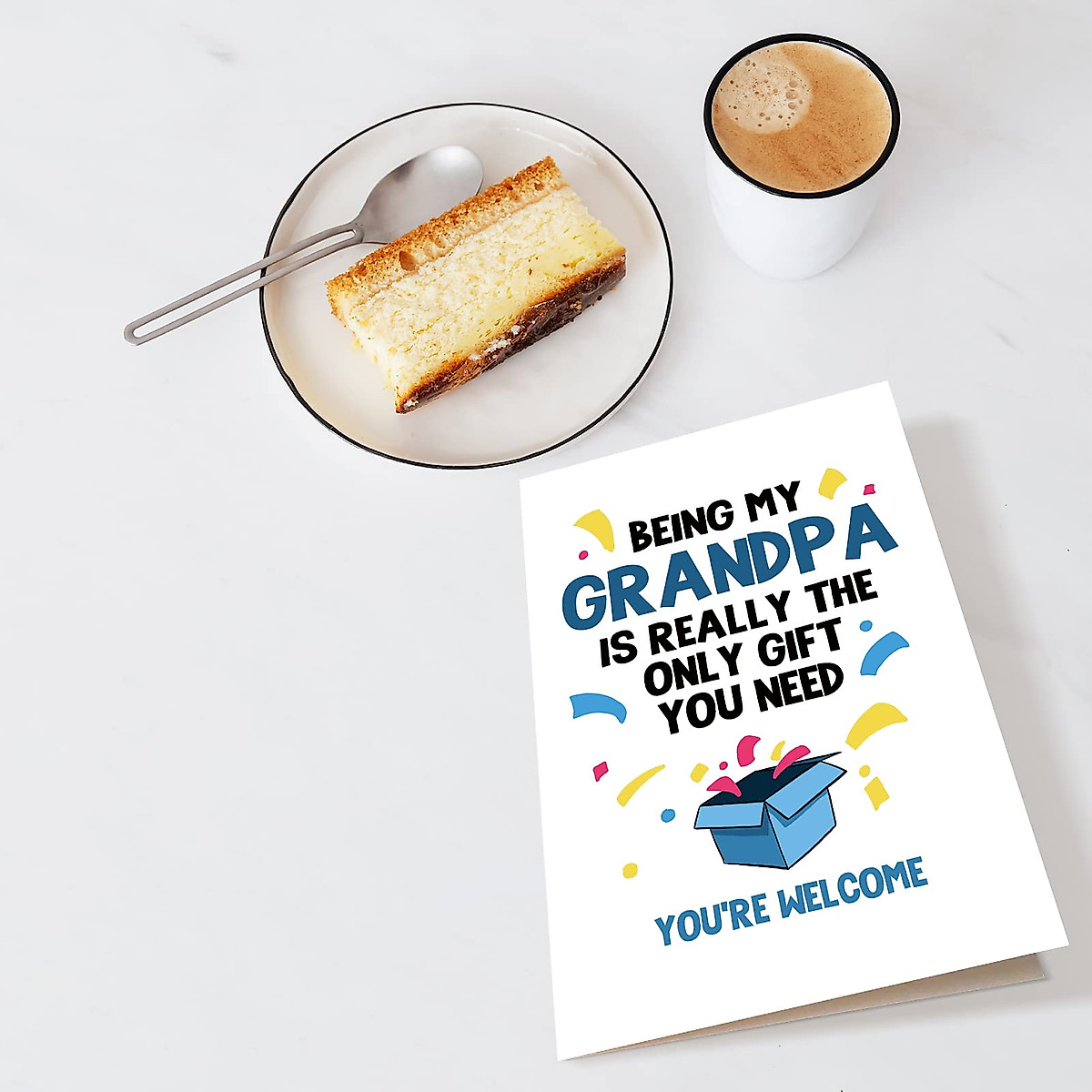 Funny Grandpa Father's Day Card, Father's Day Card from Granddaughter Grandson, Granddad Birthday Card, Being My Grandpa Is Really The Only Gift You Need