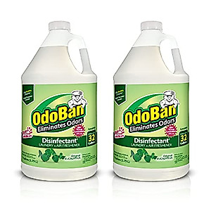 OdoBan Disinfectant Concentrate and Odor Eliminator, 2 Gallons, Original Eucalyptus Scent