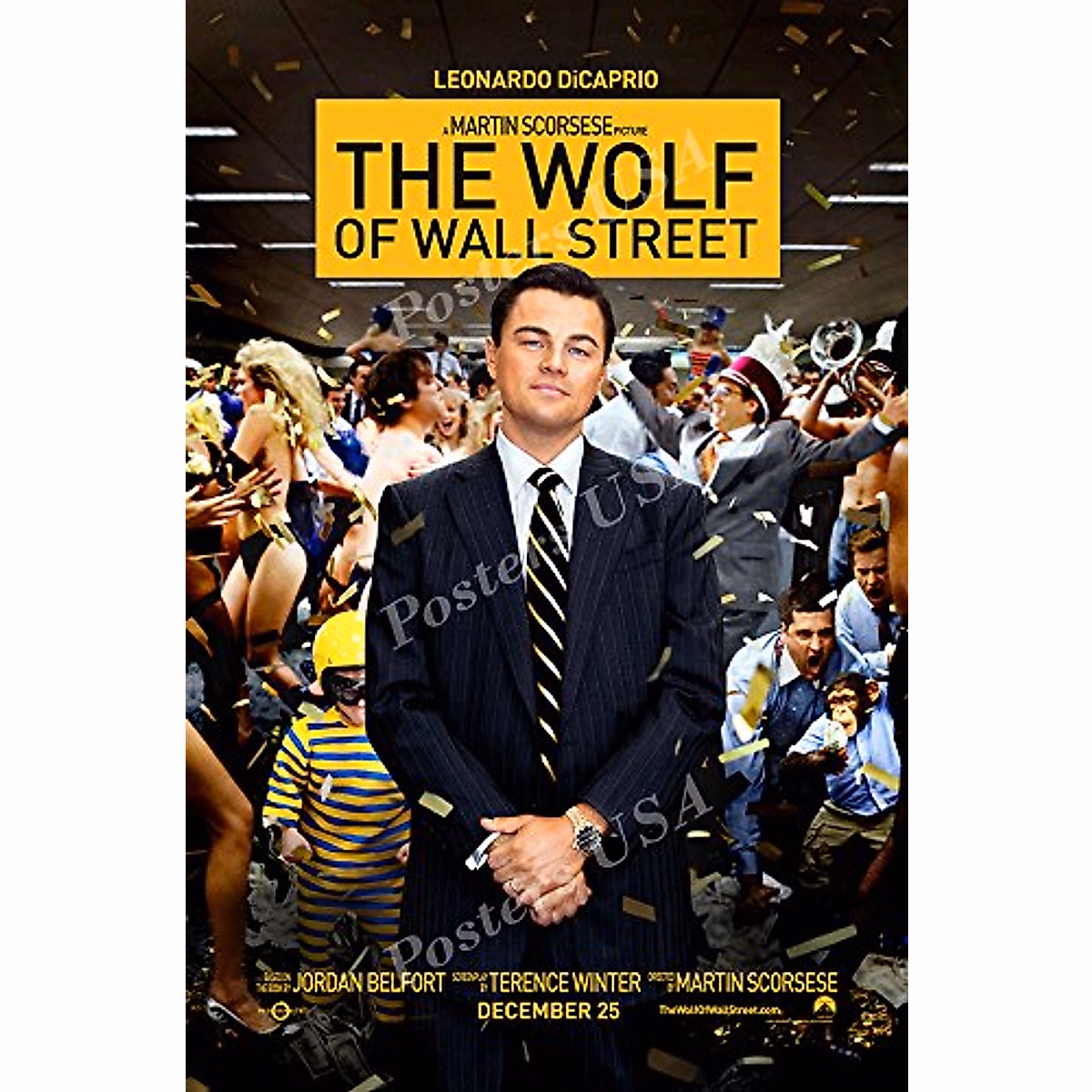 Posters USA - The Wolf of Wall Street Movie Poster GLOSSY FINISH) - MOV180 (24" x 36" (61cm x 91.5cm))