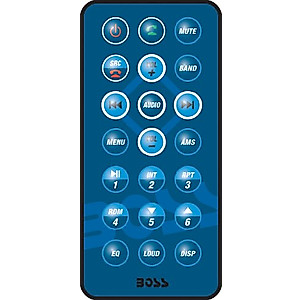 BOSS Audio Systems MR1308UAB Marine Receiver - Weatherproof, Bluetooth Audio, USB, SD, MP3, AM/FM, Aux-in, No CD Player, White, 8.50in. x 8.50in. x 4.00in.