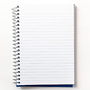 Top Flight Wired Personal Wirebound Notebook, 100 Sheets, College Rule, 7 x 5 Inches, 1 Notebook, Cover May Vary (33185)