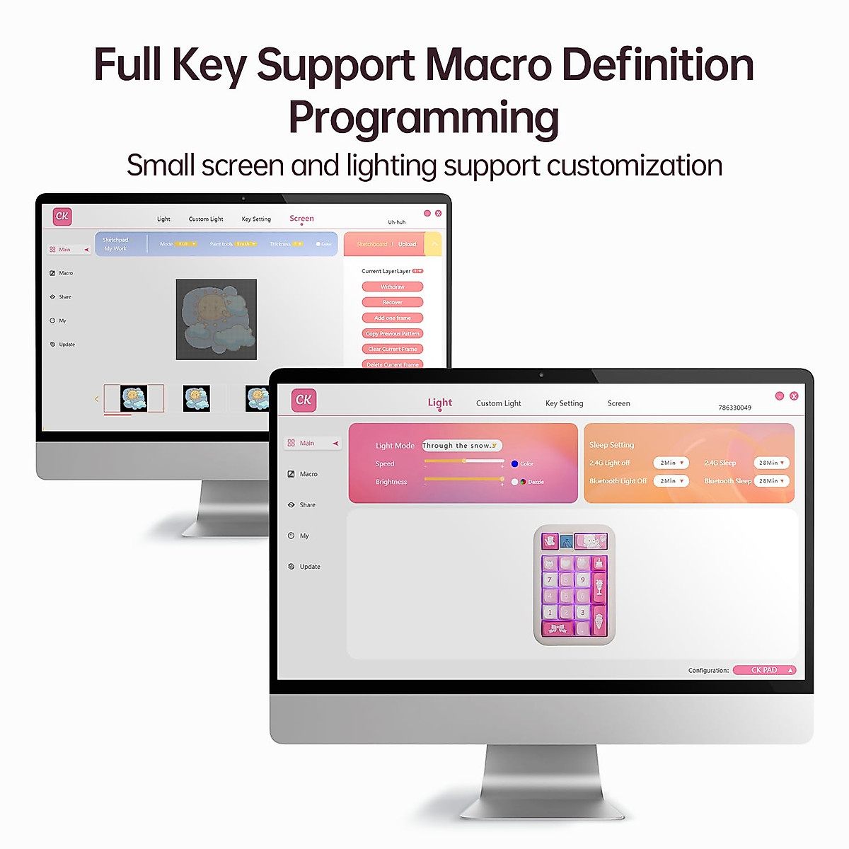 CoolKiller Rococo Hot Swappable Mechanical Numeric Keypad Num Pad for Laptop, PC, Desktop, Notebook