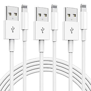 iPhone Charger Cord Lightning Cable [MFi Certified] 6ft/6ft/10ft 3 Pack Apple Chargers for iPhone Fast iPhone Charging Cable Compatible for iPhone 14 13 13Pro 12 11 Max XS XR X SE iPad and More