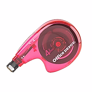 Office Depot® Brand Side-Application Correction Tape, 1 Line x 392", Pack Of 16 Cartridges