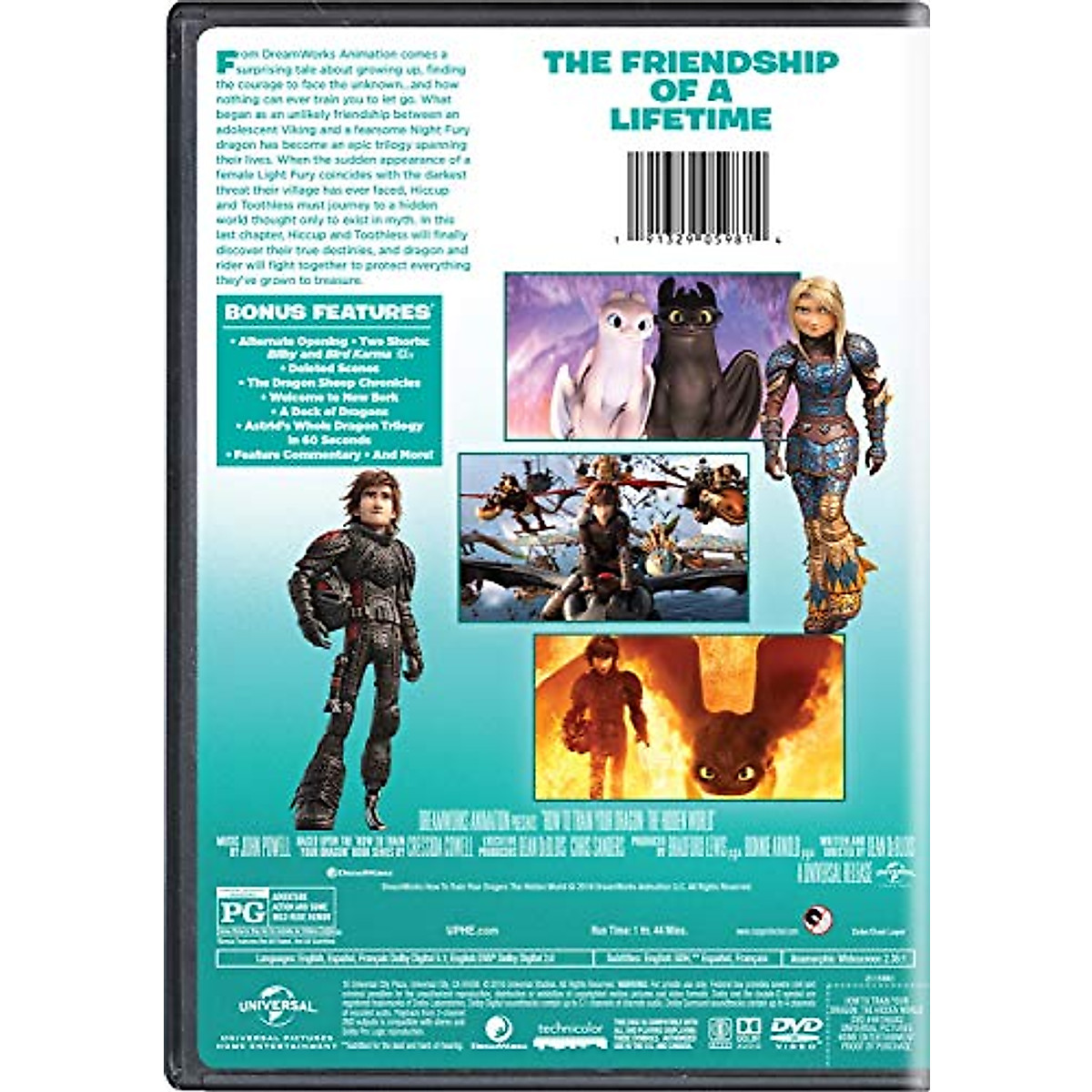 How to Train Your Dragon: The Hidden World [DVD]