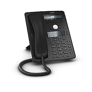 Snom SNO-D745 Sip Desk Phone with High-Resolution Display VoIP Phone and Device, Black