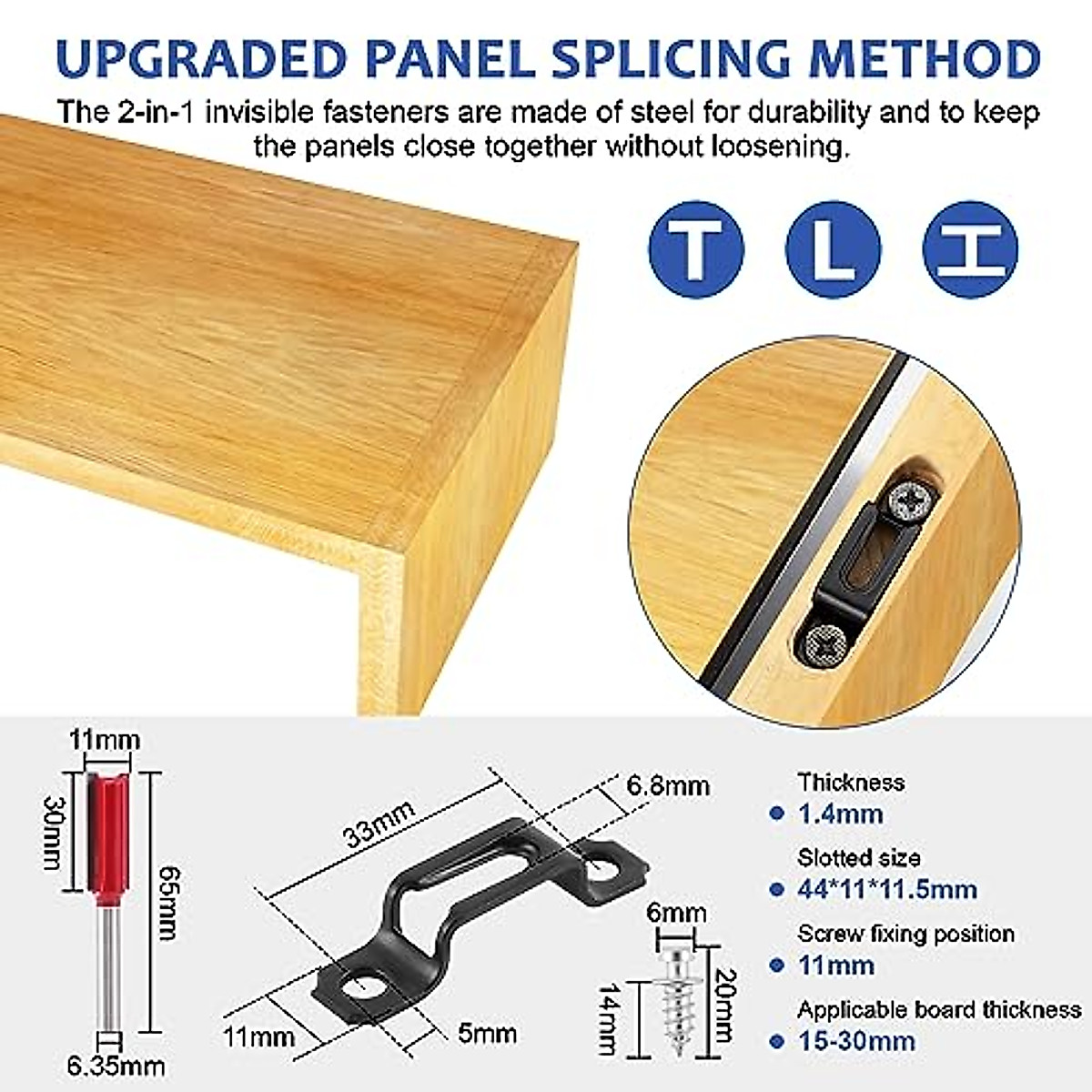 Mortising Jig 2 in 1 Invisible Fastener Slotting Bracket Mortise and Tenon Jig for Router Woodworking Slotting Locator Wood Router Base for Woodworking Furniture Splicing