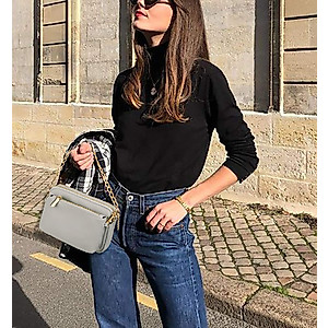 UTO Small Crossbody Bags for Women 3 in 1 Trendy Belt Purse Fashion Designer Mini Cute Sling Fanny Chest Pack