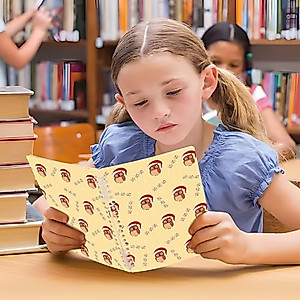 SPRIPORT Cute Owl Christmas Hat Spiral Journal Notebook for Women Men A5 Memo Notepad Sketchbook with Durable Hardcover & 60 Pages School Stuff for Study Notes Work School Journaling Boys Grils