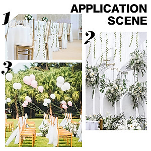 NBEADS about 40m Artificial Leaf Vines, Silk Cloth Green Leaves Artificial Hanging Vine Plants for Wedding Garden Office Home Wall Decoration