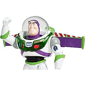 Disney Pixar Toy Story 4 Blast-Off Buzz Lightyear Figure, 7 in / 17.78 cm-Tall, with Lights, Phrases, Sounds and Pop-Out Wings, Gift for Kids 3 Years and Older [Amazon Exclusive]
