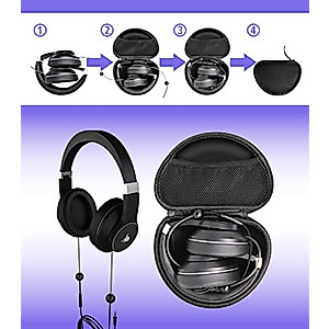 DefenderShield EMF-Free Over-Ear Adult Headphones - Universal Air Tube Wired Crystal Clear Stereo Headset with Microphone & Volume Control - Compatible with iPhone, Galaxy, iPad & Other Audio Devices