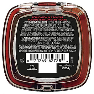 L'Oreal Paris Makeup Infallible Fresh Wear Foundation in a Powder, Up to 24H Wear, Waterproof, Deep Amber, 0.31 oz.