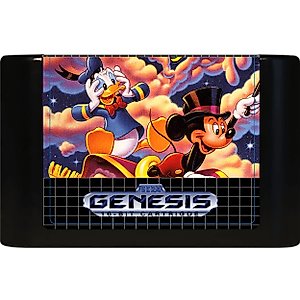 World of Illusion Starring Mickey Mouse and Donald Duck (Sega Genesis / Megadrive) – Reproduction Video Game Cartridge