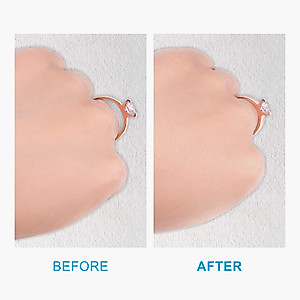 AdnesUSA Invisible Ring Size Adjuster - 12 Pack, 4 Sizes - for Loose Rings,Clear Invisible Ring Resizer Fit Any Ring Guard,Transparent Jewelry Sizer Spiral Silicone Tightener